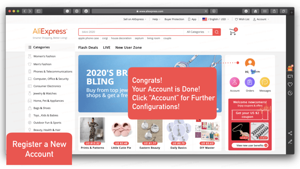 Latest: How to Register An AliExpress Buyer Account on the Computer to ...
