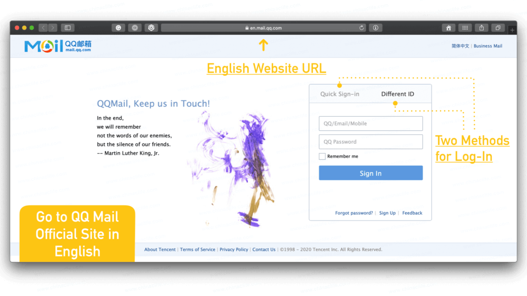 How to Register a QQ Email Account on Your Computer and Login QQMail ...