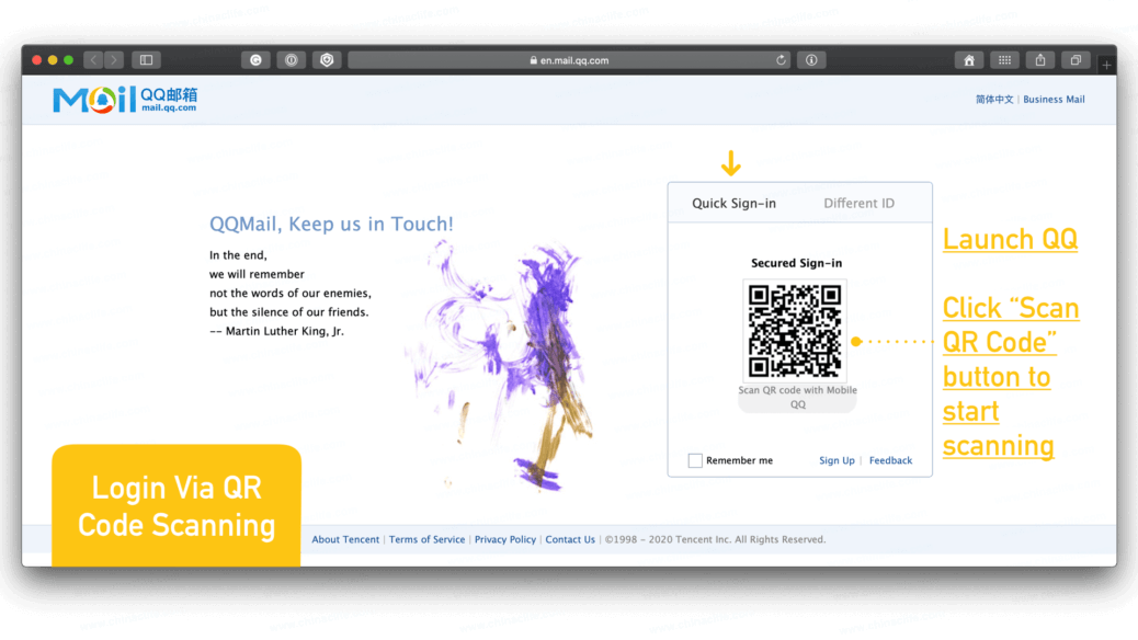 How to Register a QQ Email Account on Your Computer and Login QQMail ...