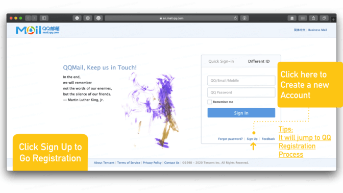 How to Register a QQ Email Account on Your Computer and Login QQMail ...