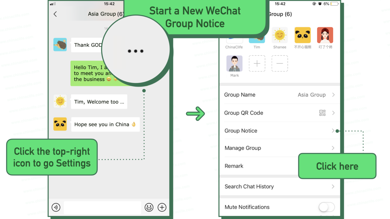 Simple Skills: USE WeChat Group Notice to Notify All Group Members ...