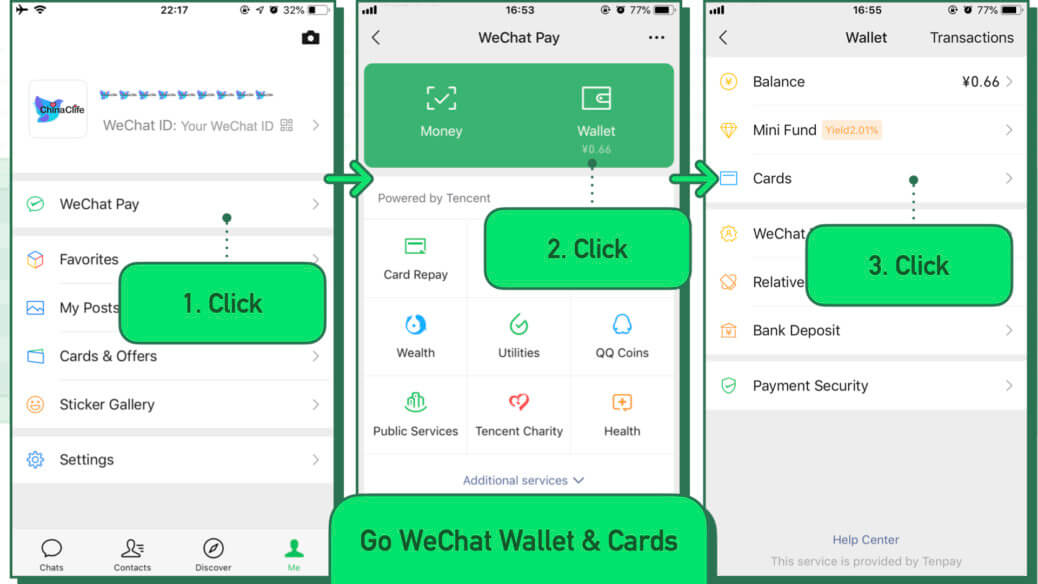 International Tourists: How to Activate and Set Up WeChat Pay By Adding International Credit ...