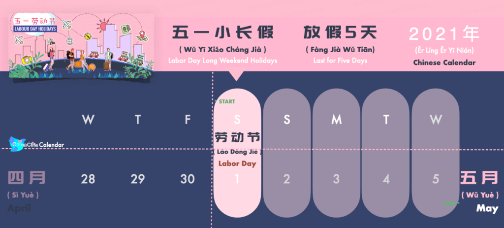 Schedule: Chinese Public Holidays and Festivals Calendar 2021 ...
