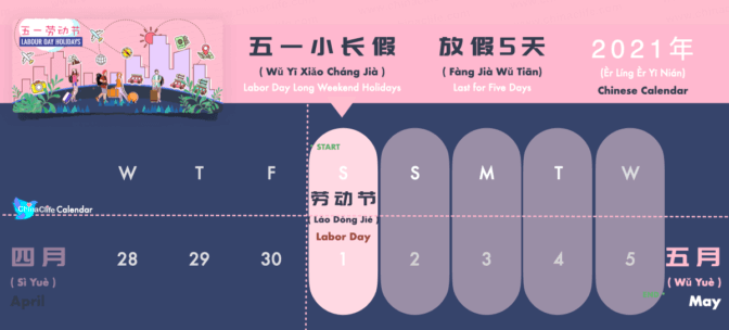 Schedule: Chinese Public Holidays and Festivals Calendar 2021 ...